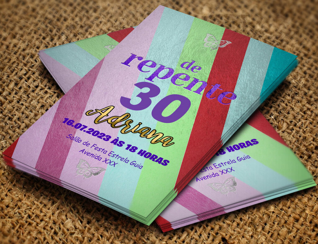 Convite Digital De Repente 30 – Montando a Sua Festa Oficial