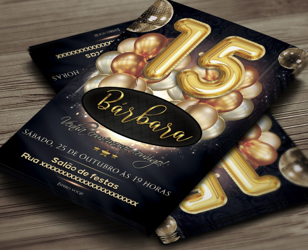 Convite Digital 15 anos Debutante – Montando a Sua Festa Oficial