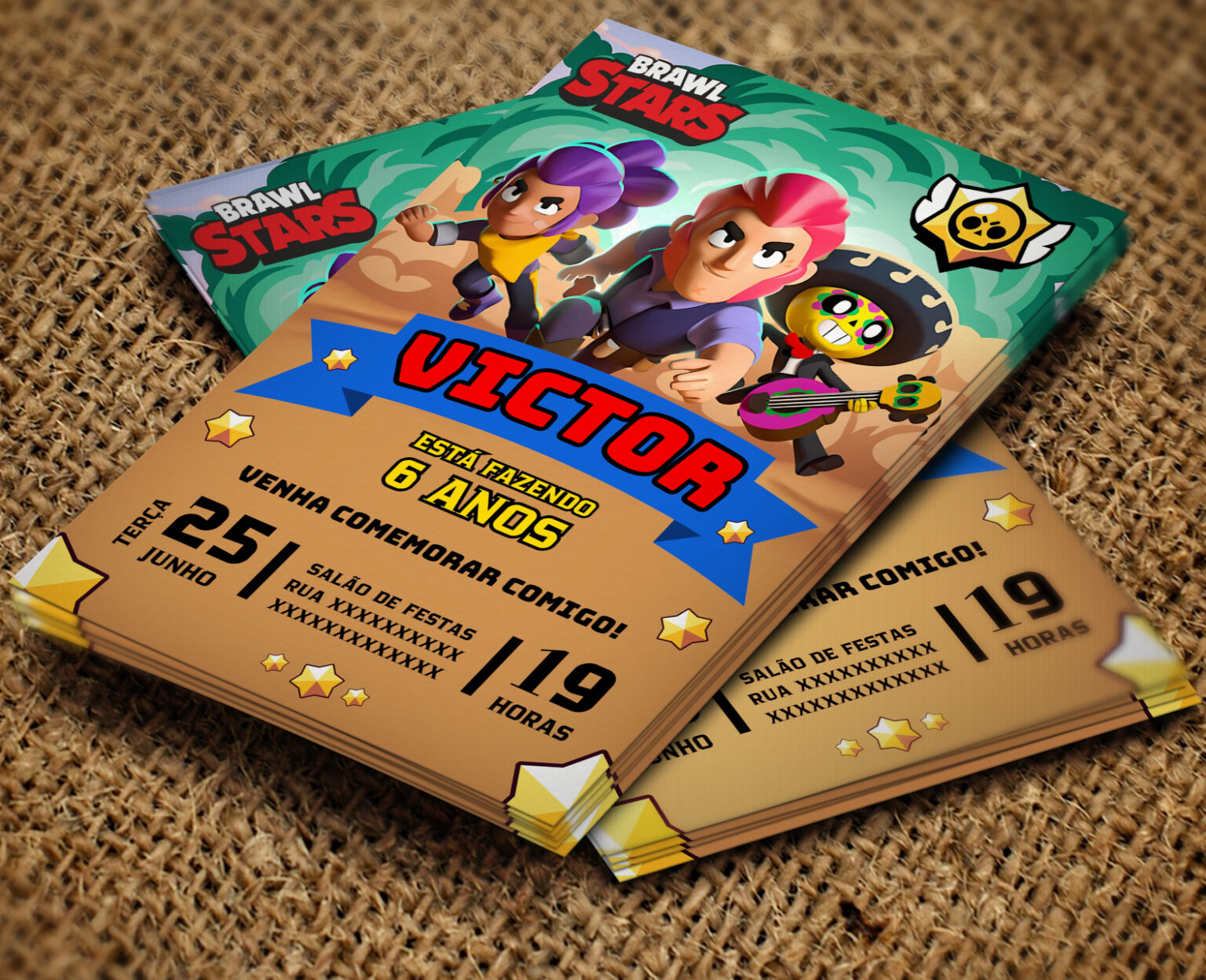 Convite Digital Brawl Stars – Montando a Sua Festa Oficial