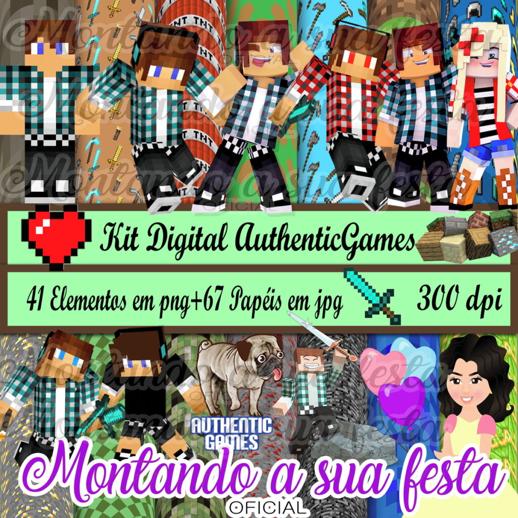 Kit Digital Authenticgames – Montando a Sua Festa Oficial