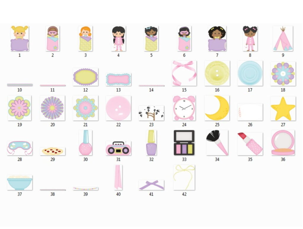 Kit Digital Festa do Pijama – Menina – Montando a Sua Festa Oficial