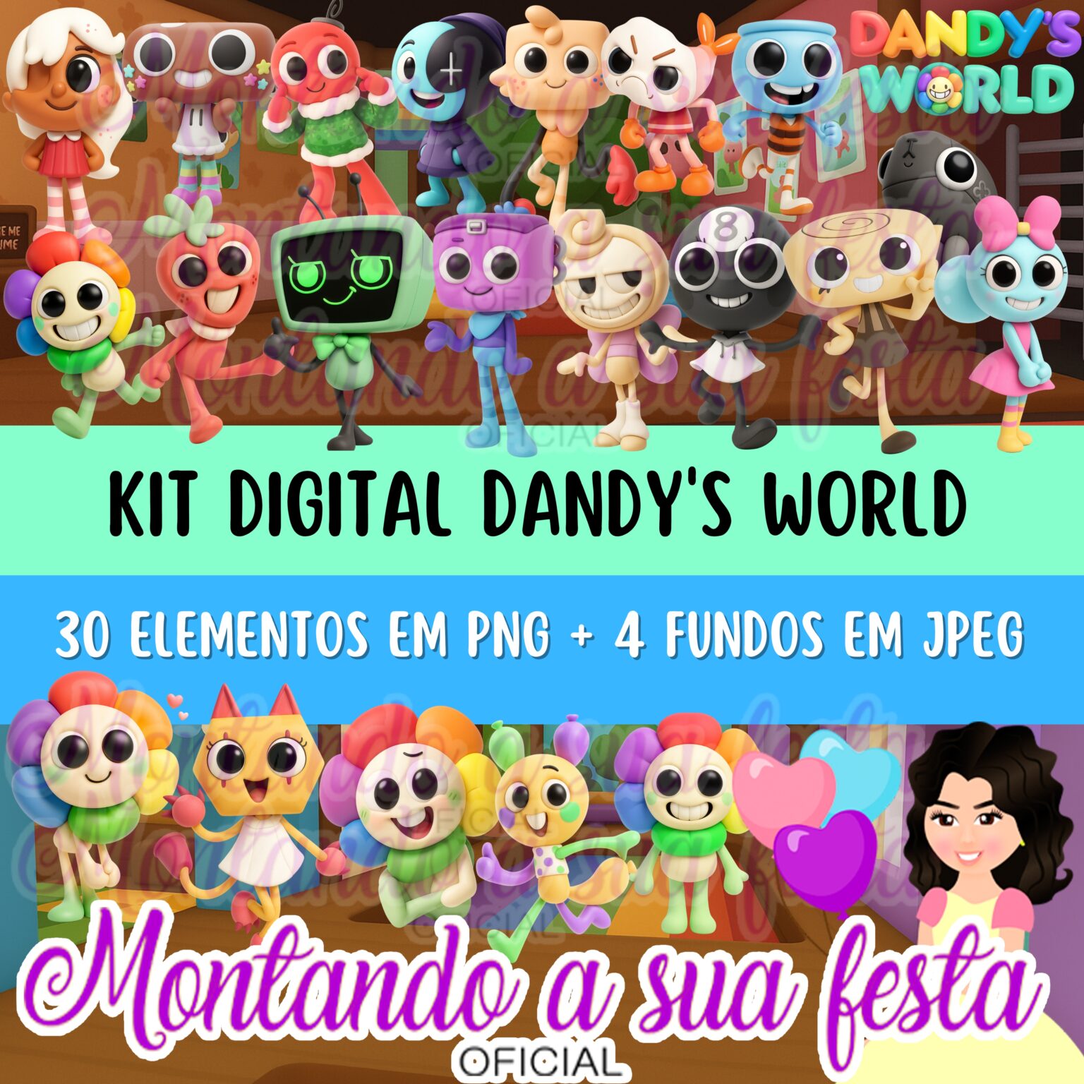 Kit Digital Dandy´s World – Montando a Sua Festa Oficial