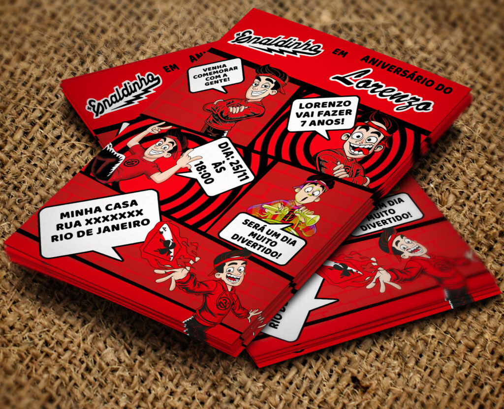 Convite Digital Enaldinho – Montando a Sua Festa Oficial